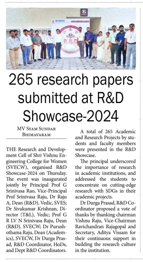 Dr Kaarthik M On Linkedin Happy To Be Part Of This As A Department Randd Coordinator