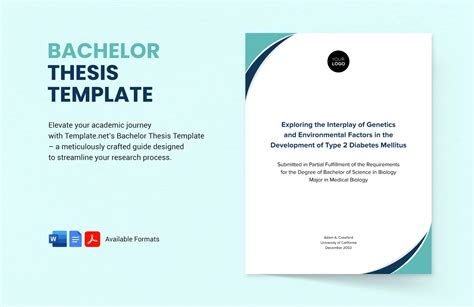 Editable Thesis Templates In Word To Download