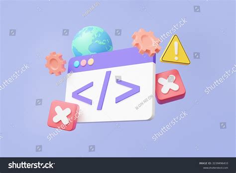 Web Uiux Design Floating On Pastal Stock Illustration 2239496433 Shutterstock