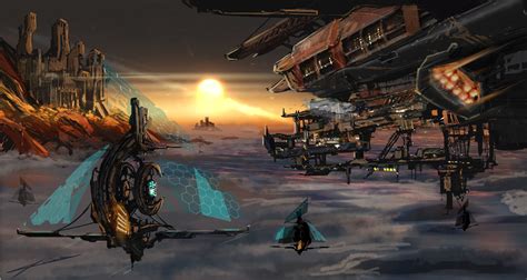 Artstation Pirate Spaceships