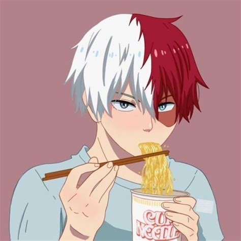 Todoroki Eating Soba Wallpaper Anime Wallpaper Hd