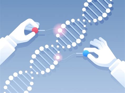 Premium Vector Genetic Engineering Background