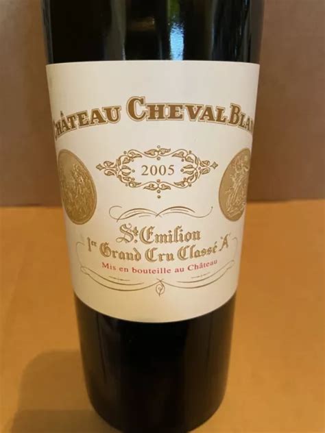 CHATEAU CHEVAL BLANC 2005 Vintage Empty Wine Bottle With Cork. * Wine ...