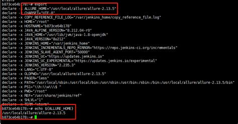10jenkins容器安装allure Commandline Weihu 博客园