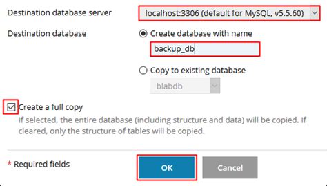 Make A Mysql Db Copy In Plesk Diadem Technologies Support Knowledgebase