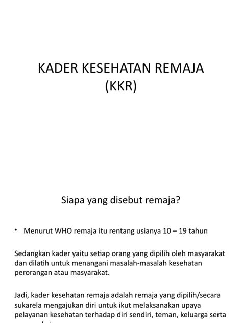 Penyuluhan Kesehatan Reproduksi Remaja Pdf