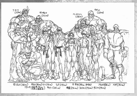 Street Fighter 2 Character S Height Comparison R StreetFighter
