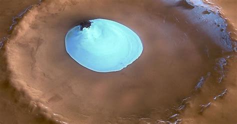 Martian Lake Of Ice And Water On Vastitas Borealis A Lowland Region Of