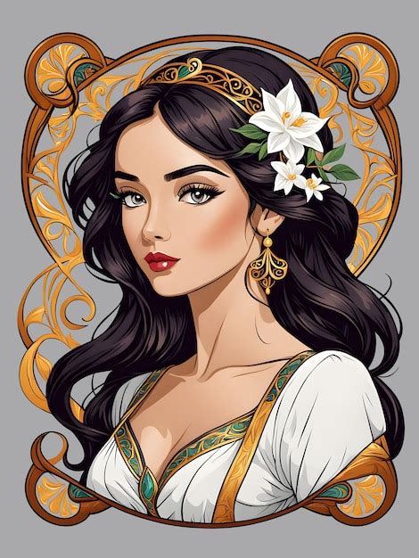 Premium Psd Jasmine Girl