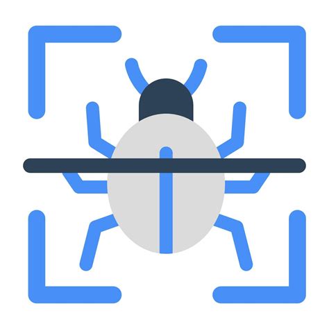 an icon design of bug scanning 24168191 vector art at vecteezy