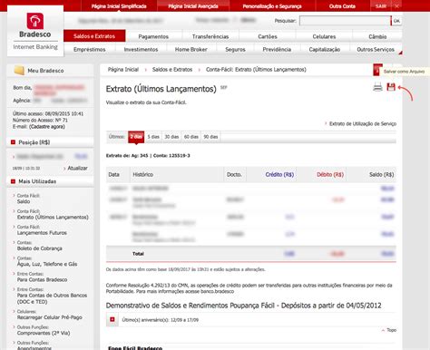 Imprimir Extrato Bancario Bradesco Financial Report