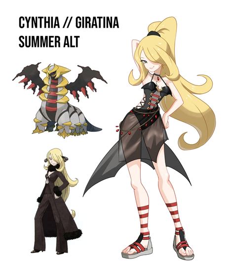 Cynthia Giratina And Giratina Pokemon And 1 More Drawn By Rhymewithray Danbooru