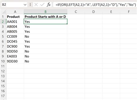 Excel：如何检查单元格是否以特定字符开头 Statorials