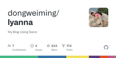 Github Dongweiming Lyanna My Blog Using Sanic