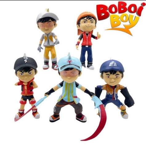 Jual Figure Boboiboy Set Mainan Boboiboy Fire Action Figure Boboiboy