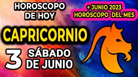 𝐂𝐔𝐈𝐃𝐀𝐃𝐎 𝐂𝐎𝐍 𝐋𝐀𝐒 𝐒𝐄Ñ𝐀𝐋𝐄𝐒HORÓSCOPO DE HOY CAPRICORNIO 3 DE JUNIO DE