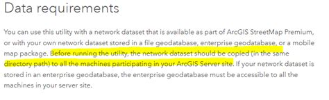 Solved Unable To Publish Routing Service Utilizing Publi Esri Community