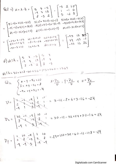 Álgebra Linear Matrizes E Vetores Álgebra Linear I