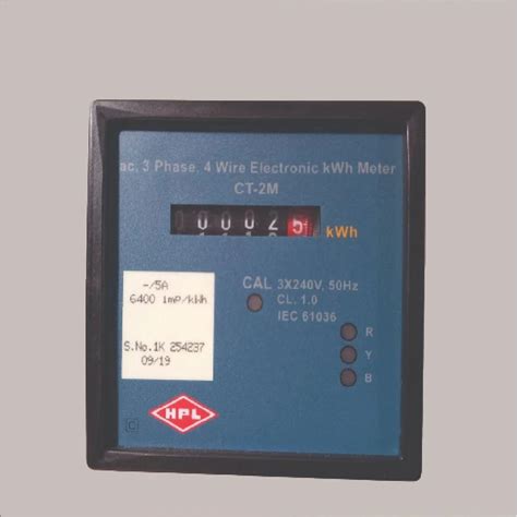 Hpl 5a Ct2 Three Phase Panel Mounted Lcd Meter Pamct2m0005 At ₹ 3042