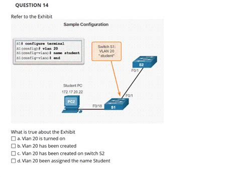 Solved QUESTION Refer To The Exhibit And Choose The Chegg