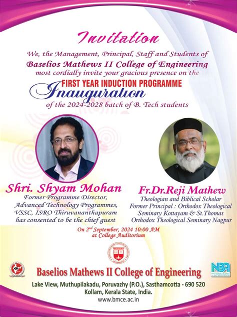 Athul Raj A On Linkedin Bcmsteam Baseliosmathewsii Btechinduction Isro Overcomingstagefear…