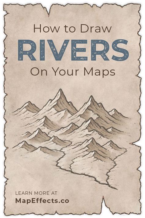How To Draw Rivers On Your Fantasy Map — Map Effects Fantasy Map