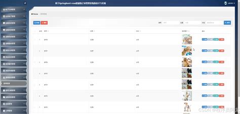 基于springbootvue的宠物之家管理系统设计与实现（源码定制开发宠物信息管理平台、智能宠物之家管理系统开发、宠物之家系统设计与