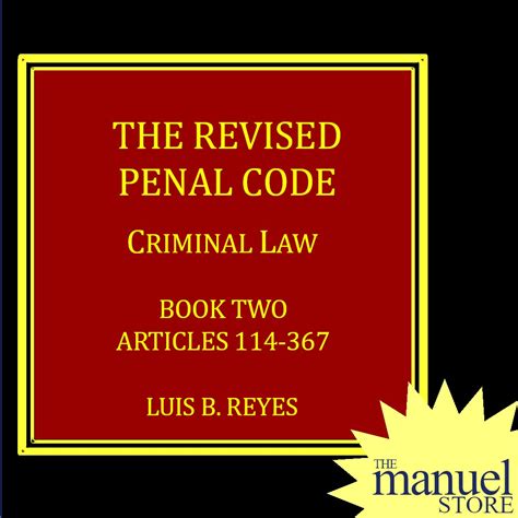 reyes book 2 2021 revised penal code criminal law the rpc two ii by luis shopee