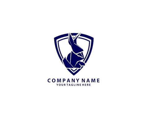 Premium Vector Minimal Rabbit Emblem Template For Business Abstract