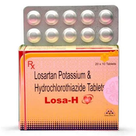 Losa H Tablets Losartan Potassium Ip 50mg Hydrochlorothiazide Ip 12