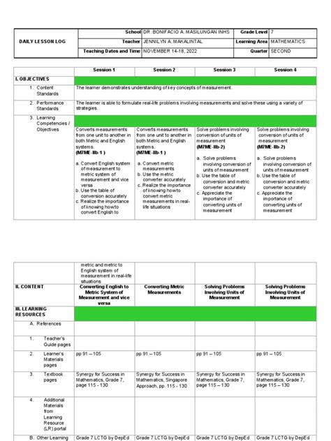 week 2 q2 math 7 pdf measurement weight