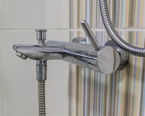 Wall Faucet In Toilet Of Hdb Bto Apartment Stock Image Image Of Flat