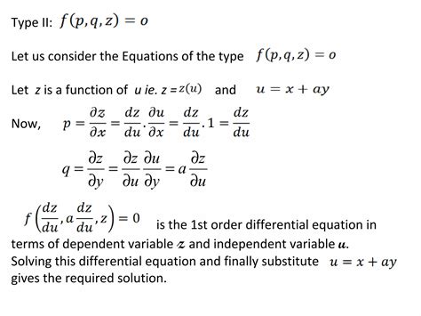 First Order Non Linear Partial Differential Equation And Its Applications Ppt