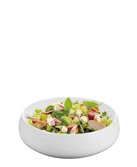 Home Classix Round Salad Bowl White The Culinarium