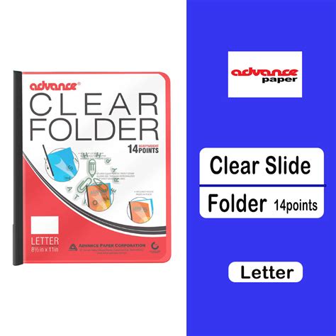 Clear Slide Folder 14points Lazada Ph