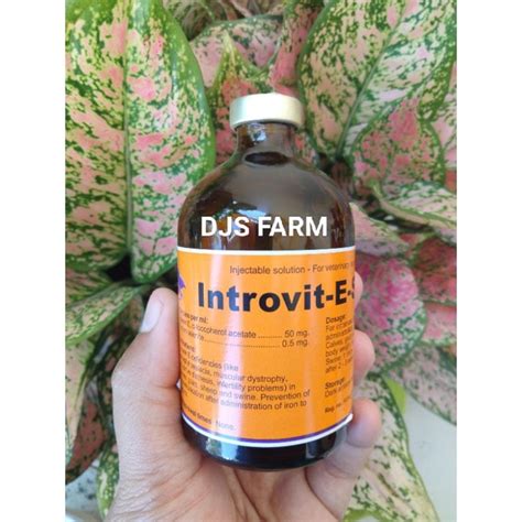 Jual Introvit E Selen Ml Introvit E Selenium Holland Vitamin E Meningkatkan Kesuburan Sistem