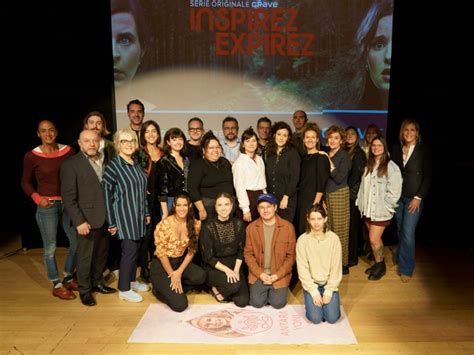 Virginie Fortin Sonia Cordeau Édith Cochrane et les stars de la série