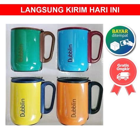 Jual Mug Gelas Cangkir Termos Kopi Tahan Panas Dublin 220 ML Teh