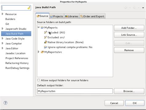 Jasper Reports Jaspersoft Studio Not Recognizing Self Defined