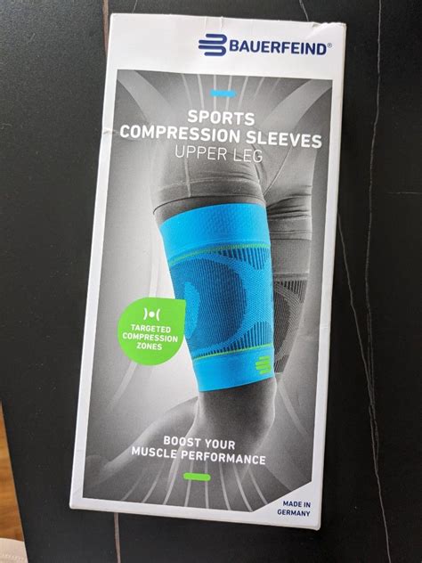 Bauerfeind Upper Leg Support Hamstring Compression Sleeves Health