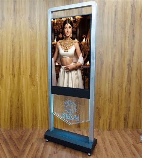 digital standees floor standing digital signage displays nevon express