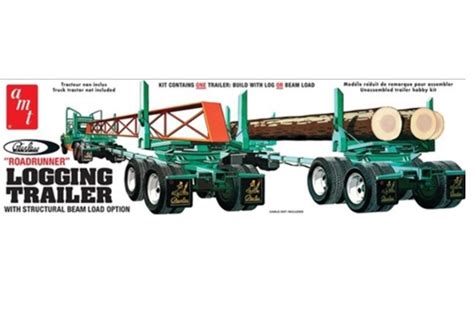 1 25 Scale Logging Trailer Plastic Model Kit Jays Models