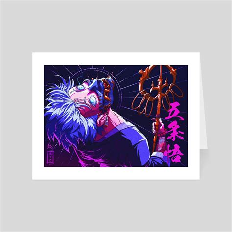 Gojo Satoru An Art Card By Ryden Oliver Inprnt