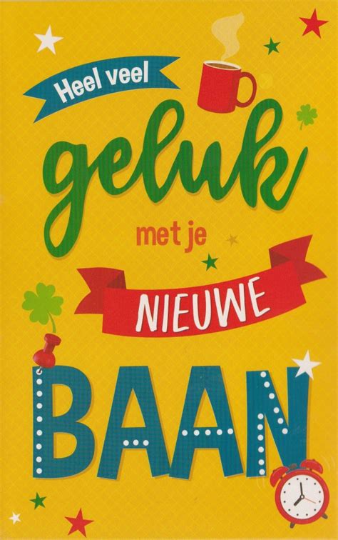 Veel Geluk Met Je Nieuwe Baan Online Bestellen