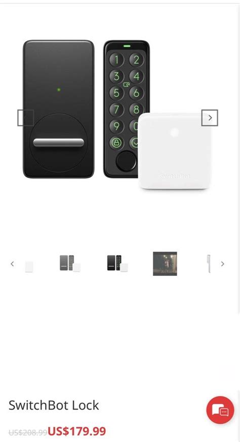 Switchbot Door Lock Keypad Touch Hub Mini Furniture Home Living Security Locks Locks