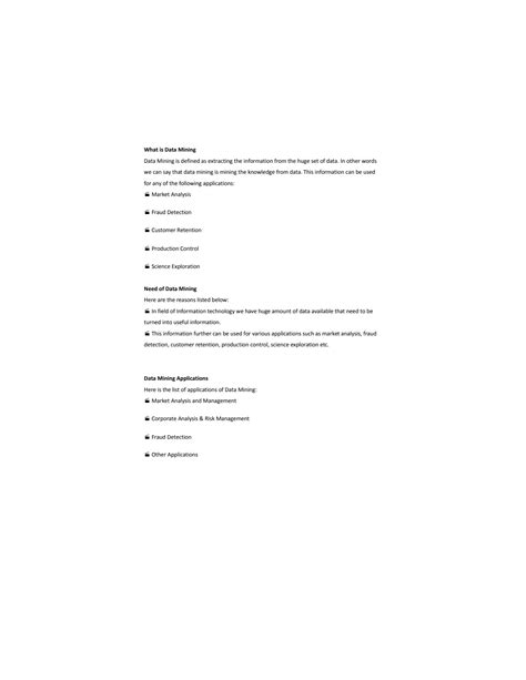 Solution Assignment On Data Mining Studypool