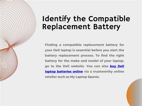 Ppt A Step By Step Guide To Replacing The Battery In Your Dell Laptop Powerpoint Presentation