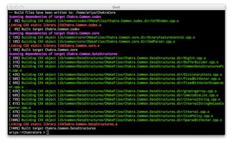 playing with chakracore on linux ·