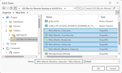 Chapter Adding Data To A Project In Arcgis Remote Sensing With
