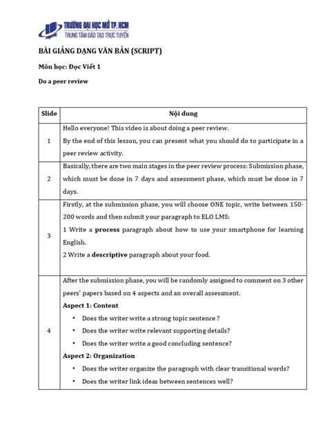 Dv1 Peer Review Script Pdf